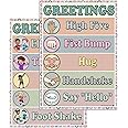 Amazon.com: Boho Class Greetings Posters - Laminated, Size 14x19.5 in ...