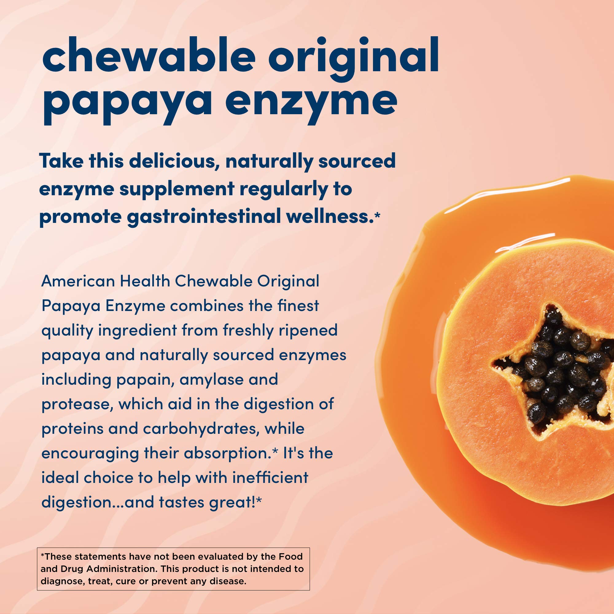 Mua American Health Original Papaya Digestive Enzyme Chewable Tablets ...