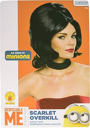 Amazon.com: Rubie's womens Minions Scarlet Overkill Wig Party Supplies ...