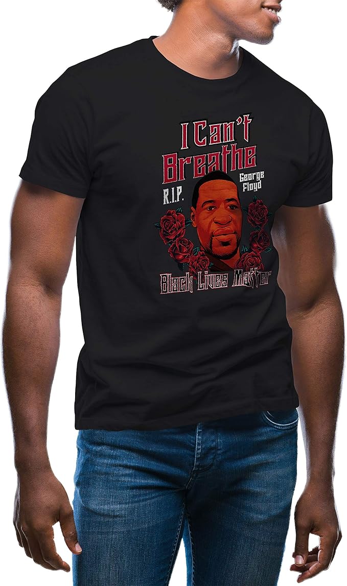 RIP George Floyd I Can't Breathe Herren T-Shirt: Amazon.de: Bekleidung