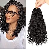Amazon.com : Boho Box Braids Crochet Hair-12 Inch Goddess Bohemian Box ...