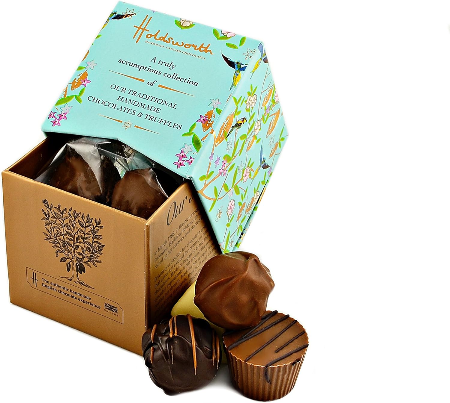 Holdsworth Chocolates Truly Scrumptious Assorted Cube 55g: Amazon.co.uk ...