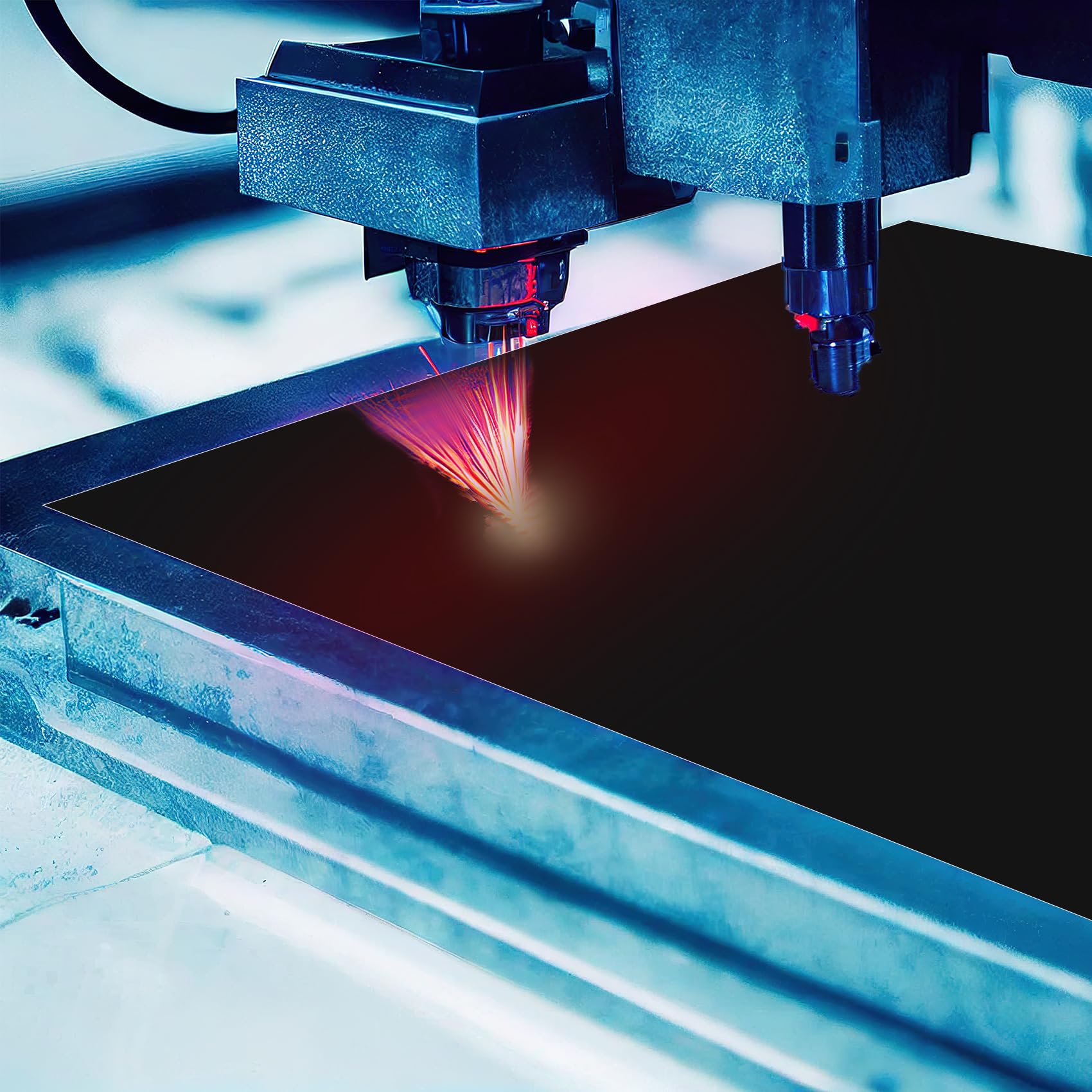 Mua 10 Pieces Black Laser Testing Paper Double-Sided Laser Dimming ...