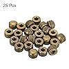 PATIKIL M4x0.7 Cap Nut, 25 Pack Acorn Nut Screw Knob Cap Insert Bolt ...