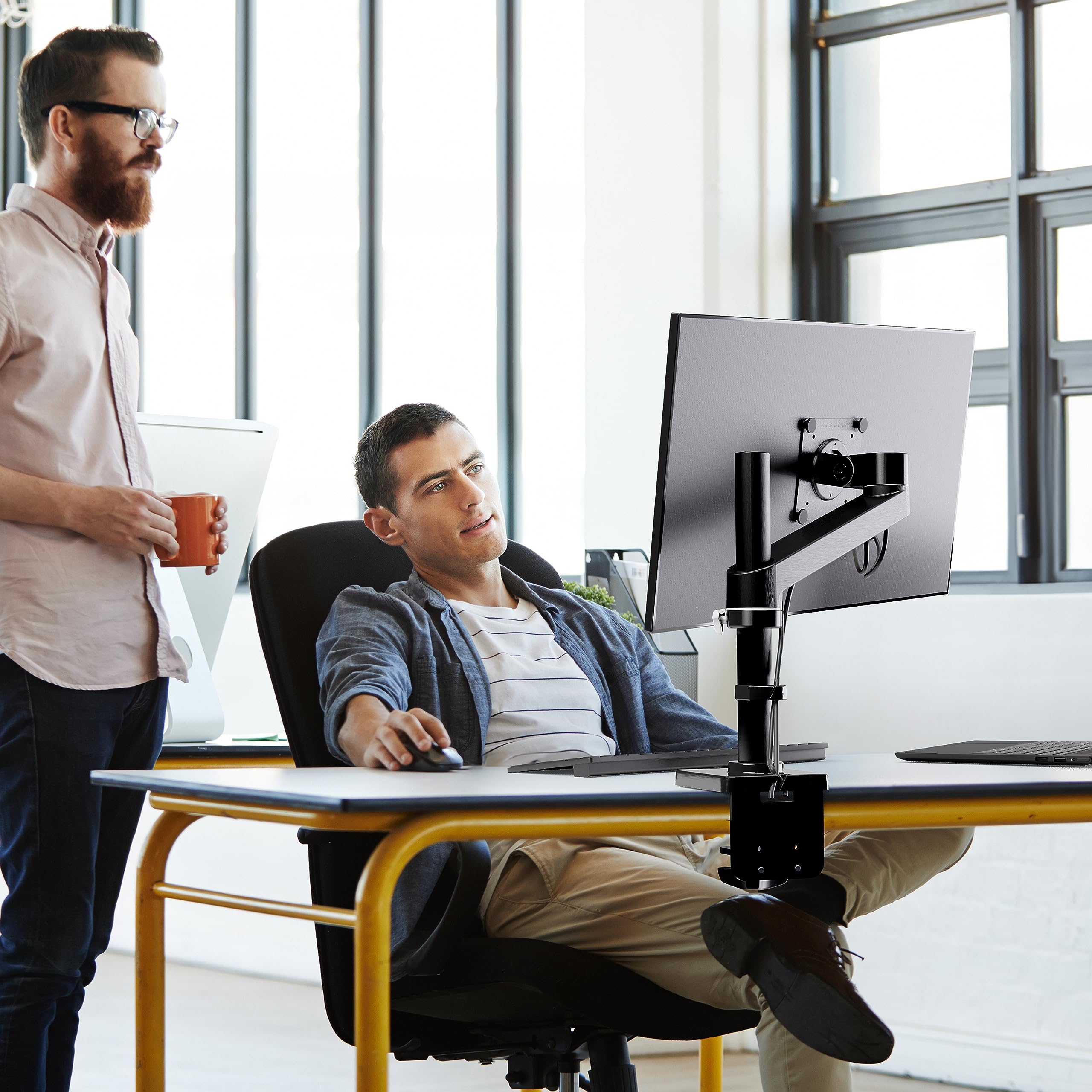 Mua NX Single Monitor Arm, VESA Desk Mount – for Monitors Up to 34 ...