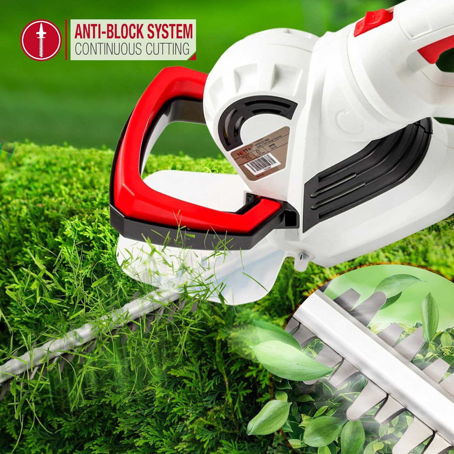NETTA Hedge Trimmer Cutter – 710W High Power with 66cm Long Diamond ...