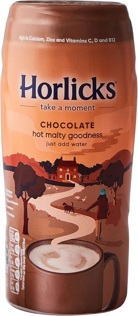 Horlicks Malted Chocolate Hot Malty Goodness - 6 x 500g (90 Servings ...