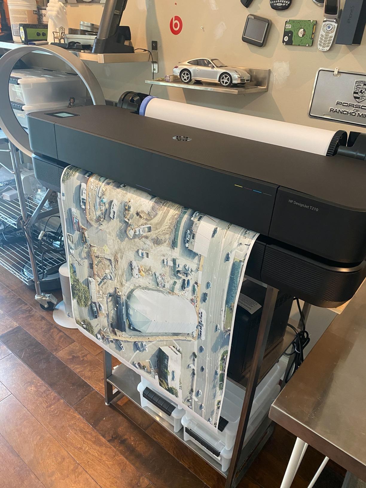 $68/mo - Finance HP DesignJet T210 Large Format Compact Wireless ...