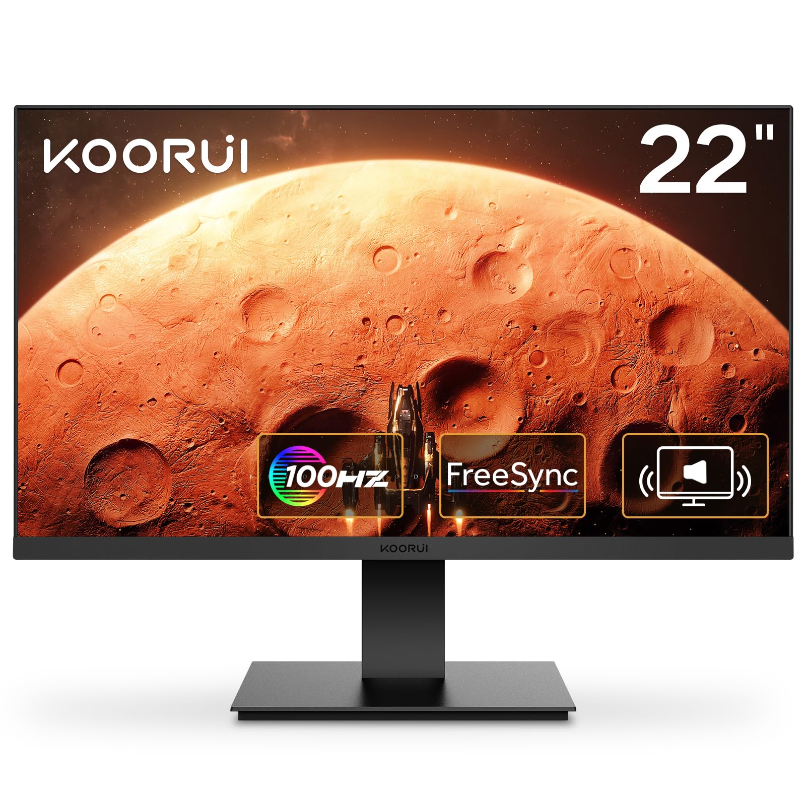 Mua KOORUI 22 Inch Monitor FHD 1080P Gaming Monitor 100HZ Computer ...