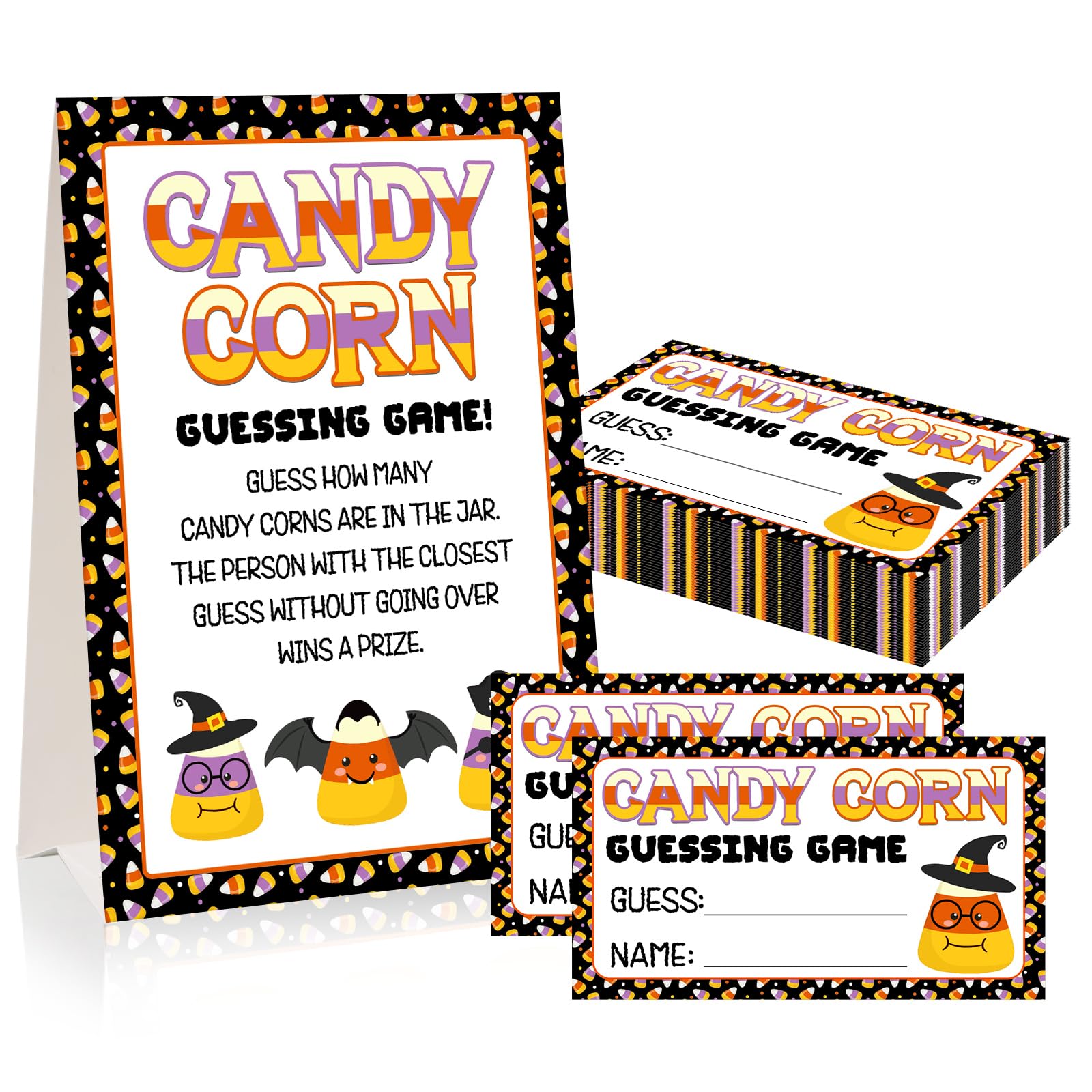 Mua Halloween Guess How Many Candies Game,50 Candies Guessing Game ...