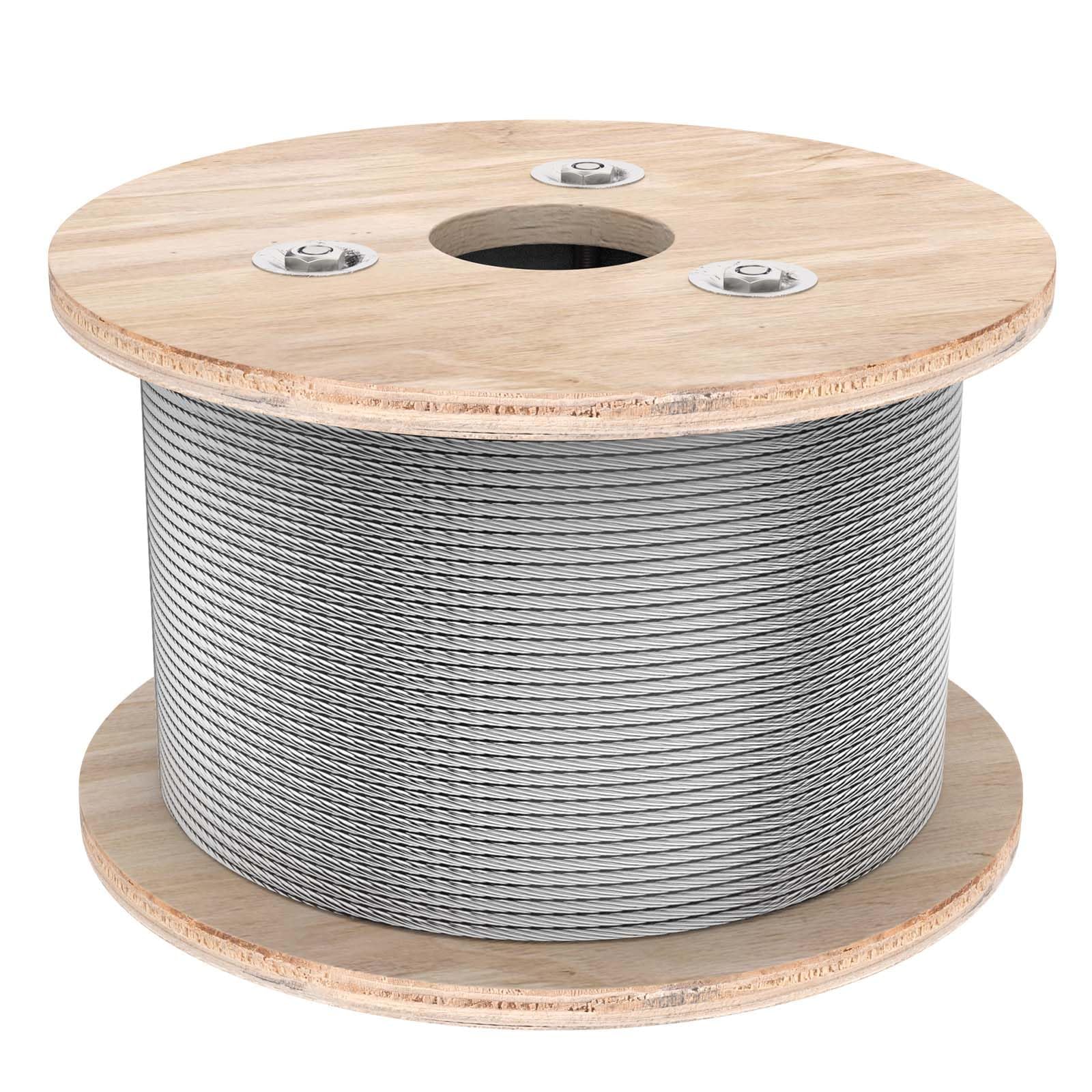Mua Fshihine 3/16 Stainless Steel Cable, 300 ft Wire Rope, 7x19 Strands ...