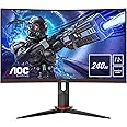 AOC C32G2ZE 32" Curved Frameless Gaming Monitor, Full HD 1920x1080, VA ...