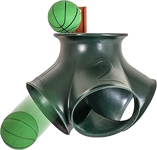 Amazon.com: Jack and June Triple Shot Funnel Ball Chute Playset ...