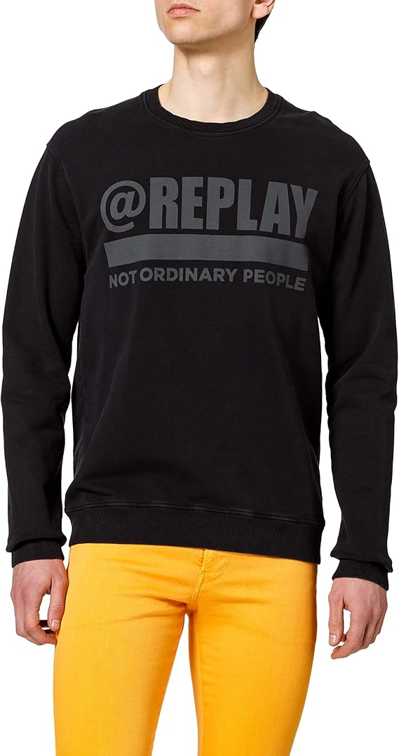 Replay Men's Sweatshirt: Amazon.co.uk: Clothing