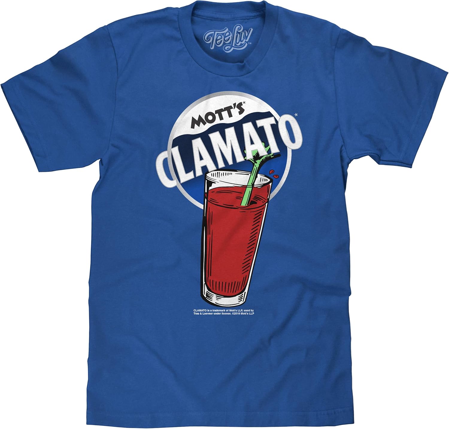 Tee Luv Mott's Clamato Cocktail Logo T-Shirt: Amazon.ca: Clothing ...