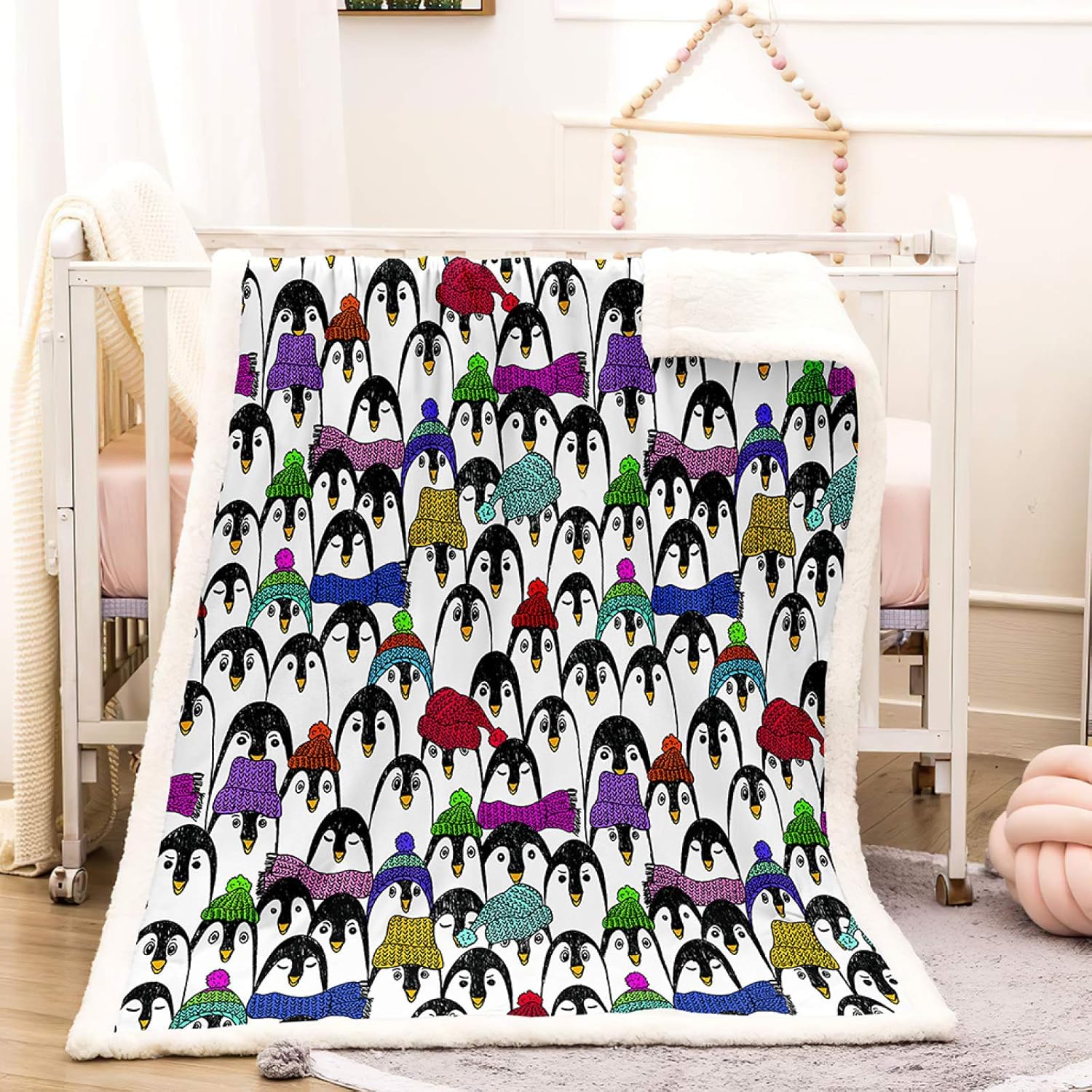 WEDSGTV Coperta Plaid Matrimoniale in Pile Colorato Carino Animale ...