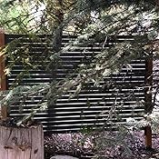 Amazon.com : Stratco Aluminum Slat Fence Gate 71" High x 40" Wide ...
