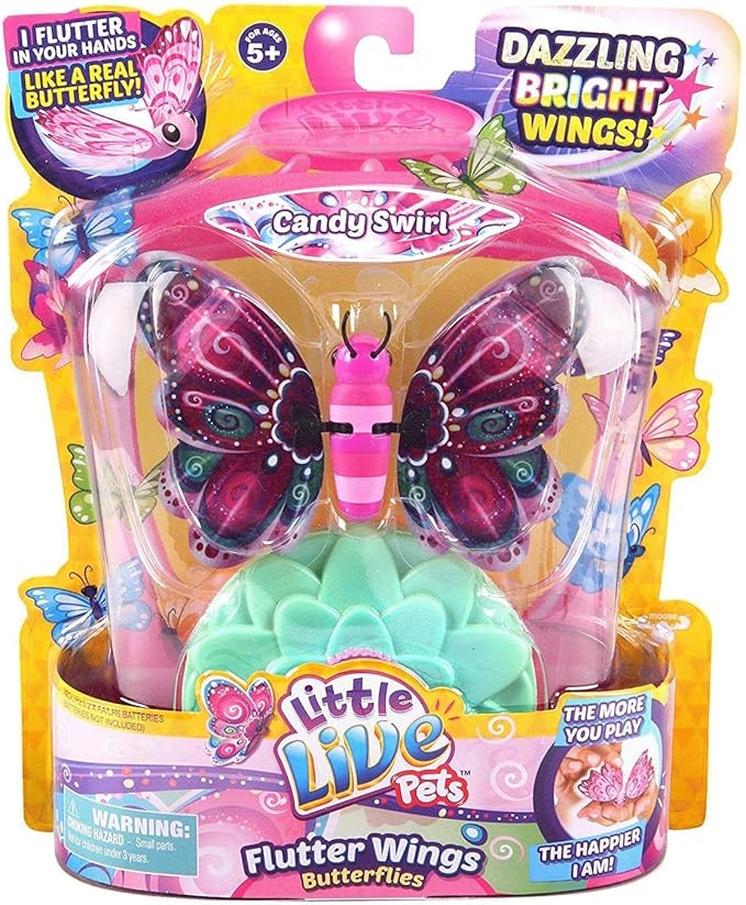 Little Live Pets Butterflies Series 3 Candy Swirl: Amazon.co.uk: Toys ...