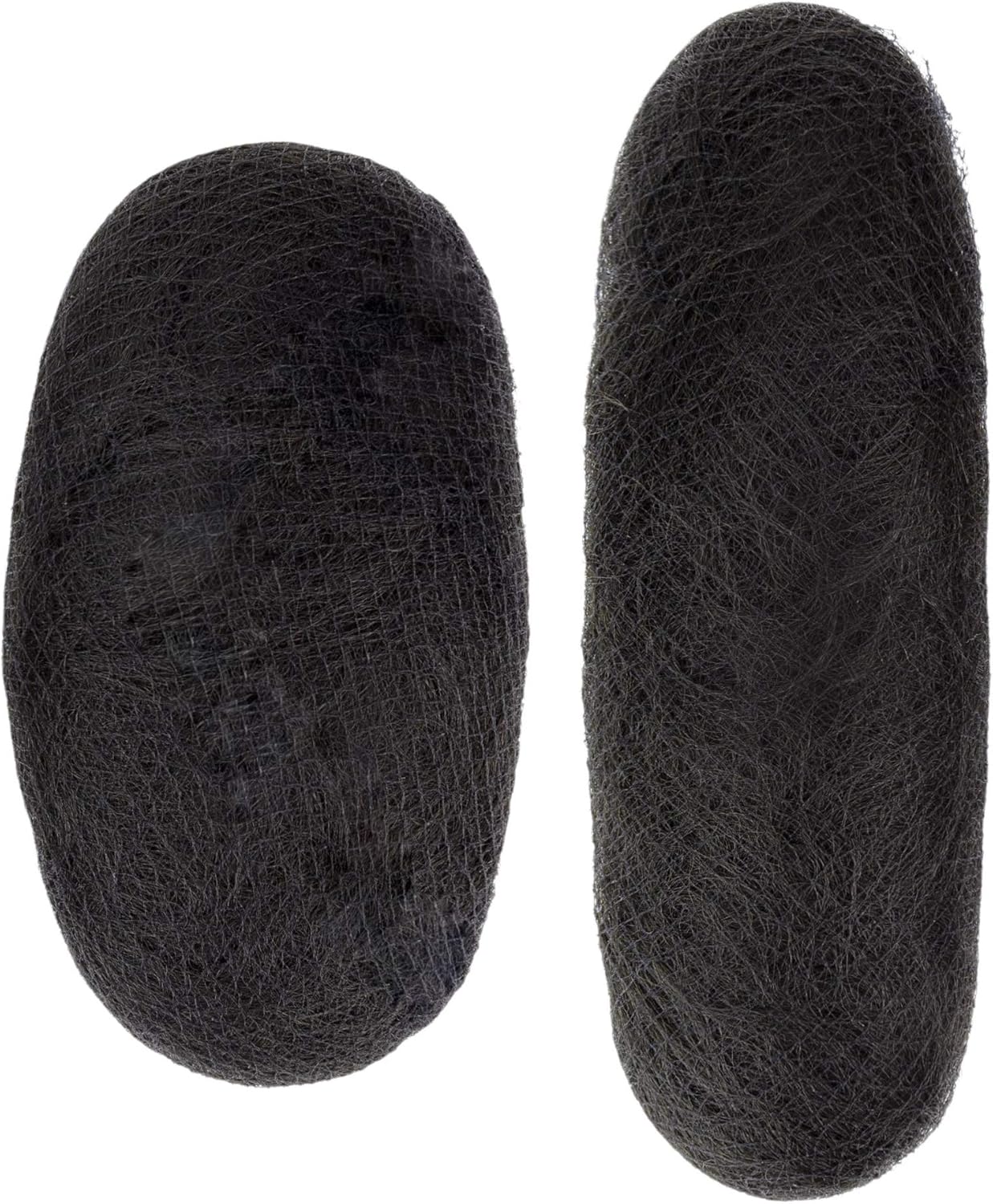 2 x Black Volume Hair Pads Padding for Bun Styler Hair Style Updo Hair ...