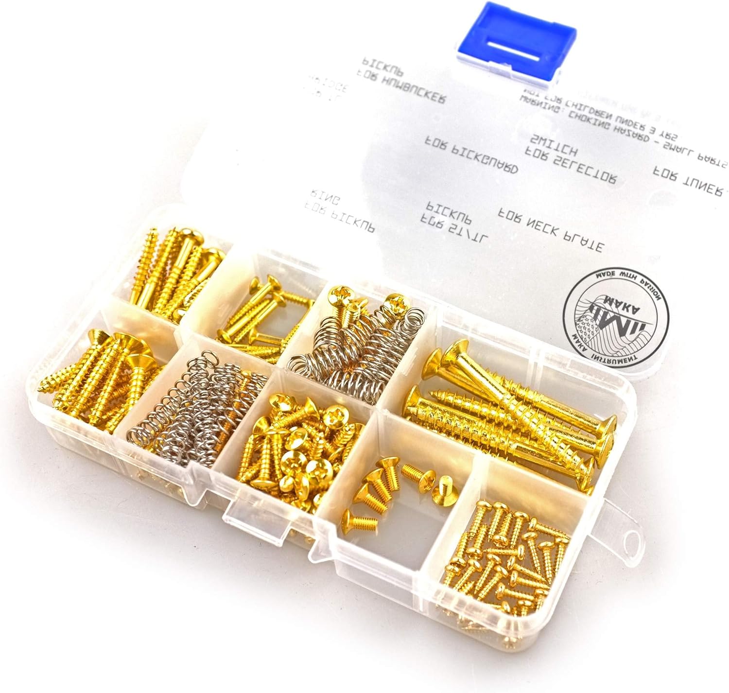 MAKA Guitar Screw Kit Assortment Box Kit for Electric Guitar Bridge ...