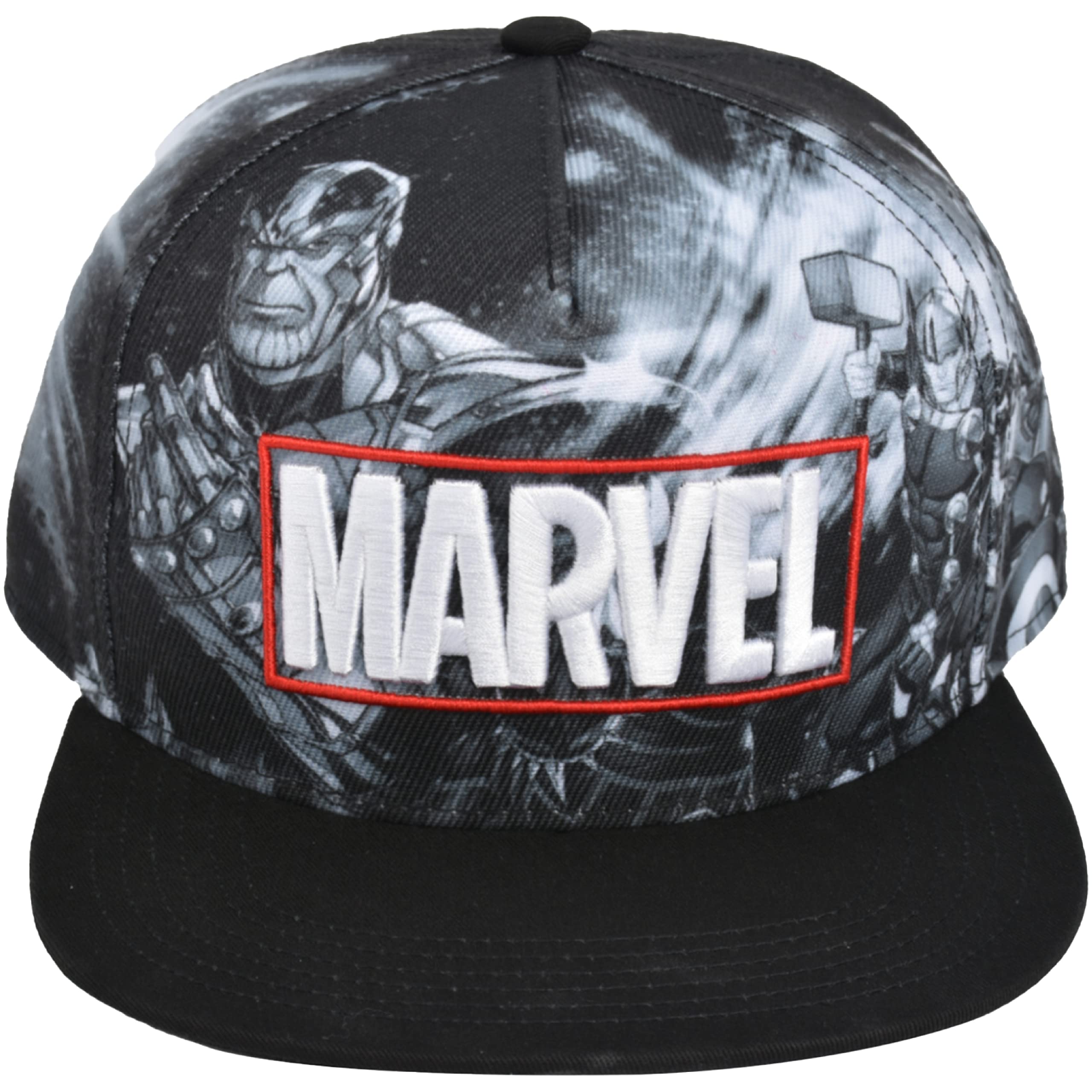 Mua Marvel The Avengers and Thanos Baseball Hat, Flat Brim Adult ...