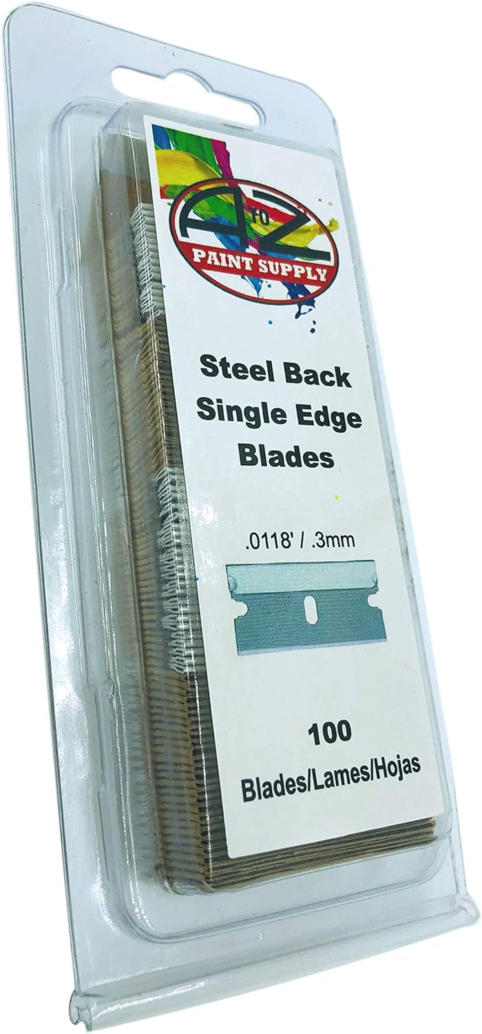 Amazon.com: A to Z Single Edge Razor Blade Box (Pack of 100) - Heavy ...