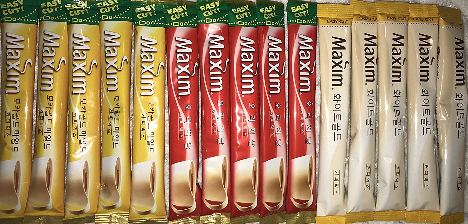 Mua Korean Maxim White Gold/Mocha Gold Mild/Original Instant Coffee Mix ...