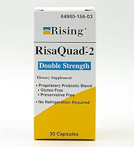 Amazon.com: Risaquad-2 Ds Capsules ***Ris, Size: 30 - 375mg Probiotic ...