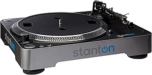 Amazon.com: Stanton T62 Straight Arm Direct-Drive DJ Turntable with 300 ...