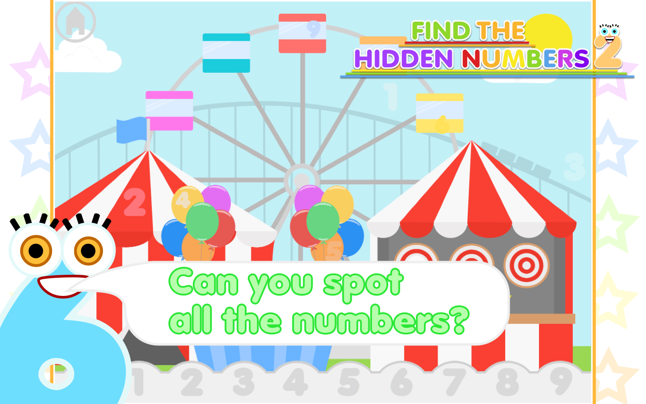Find The Hidden Numbers 2- Hide & Seek and Paint by Numbers, Learning ...
