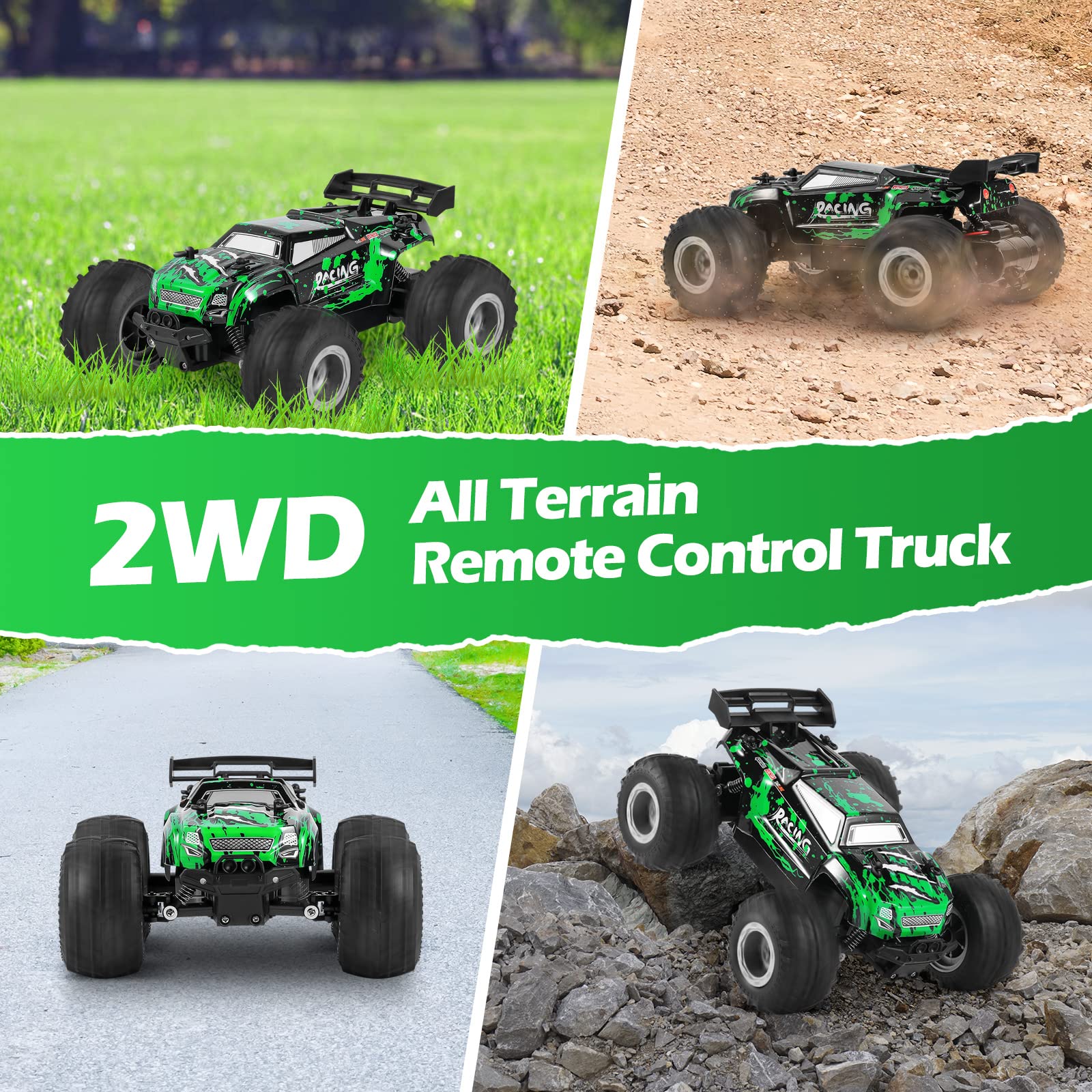 Mua Rcjoyou RC Cars,All Terrain Remote Control Car,2WD 2.4 GHz Off Road ...