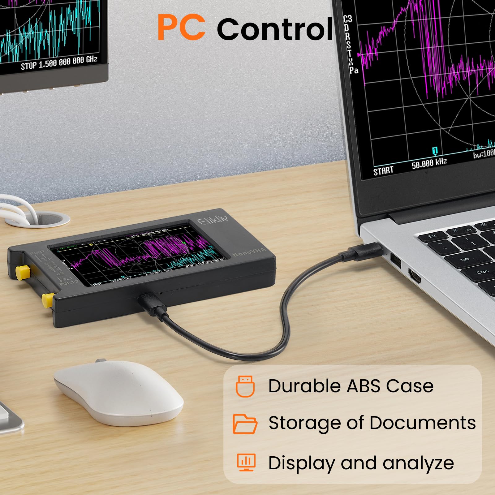 Mua Upgraded NanoVNA-H4 Vector Network Analyzer V4.3, Elikliv 10KHz-1 ...