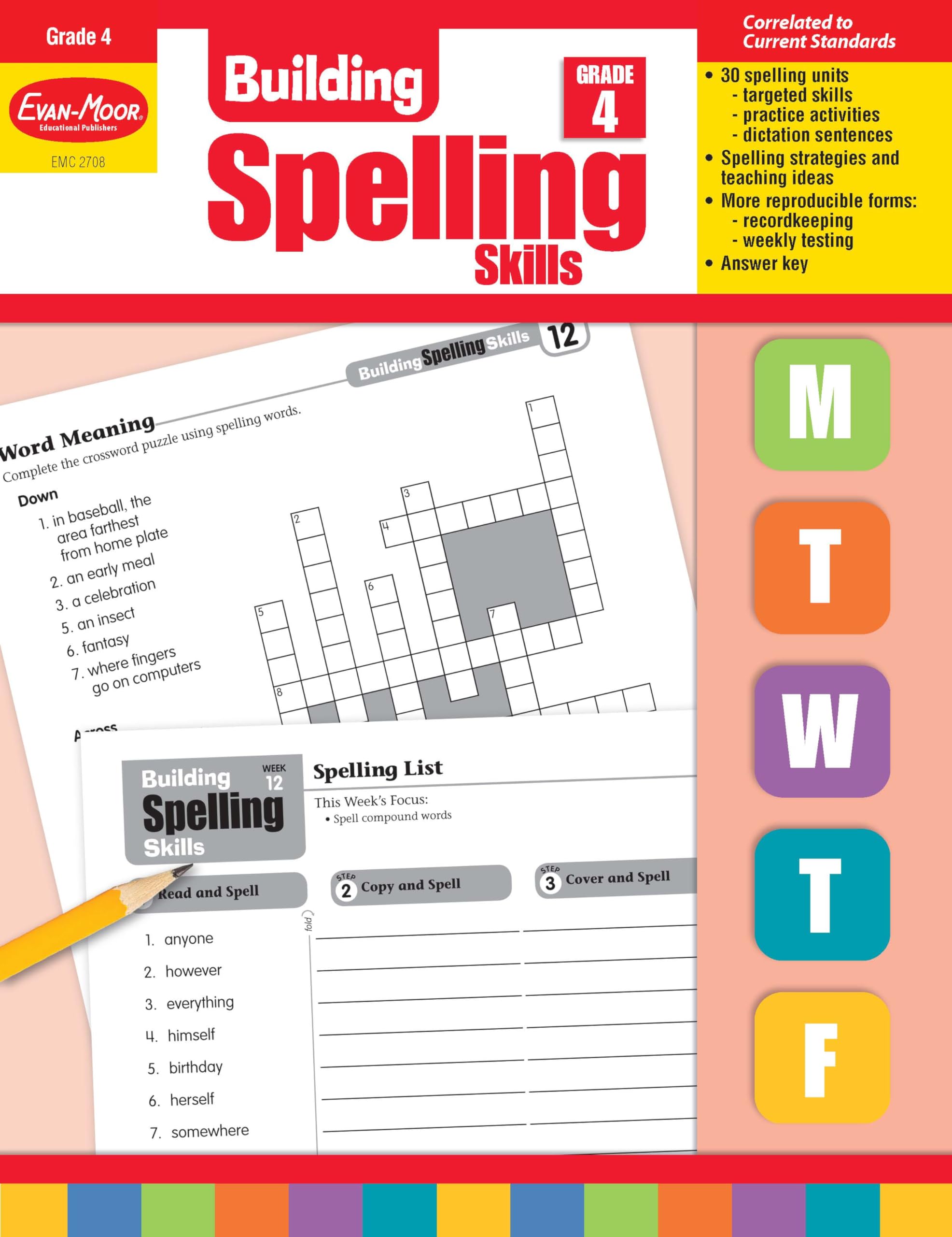 Mua Evan-Moor Building Spelling Skills, Teacher's Edition, Grade 4 Evan ...