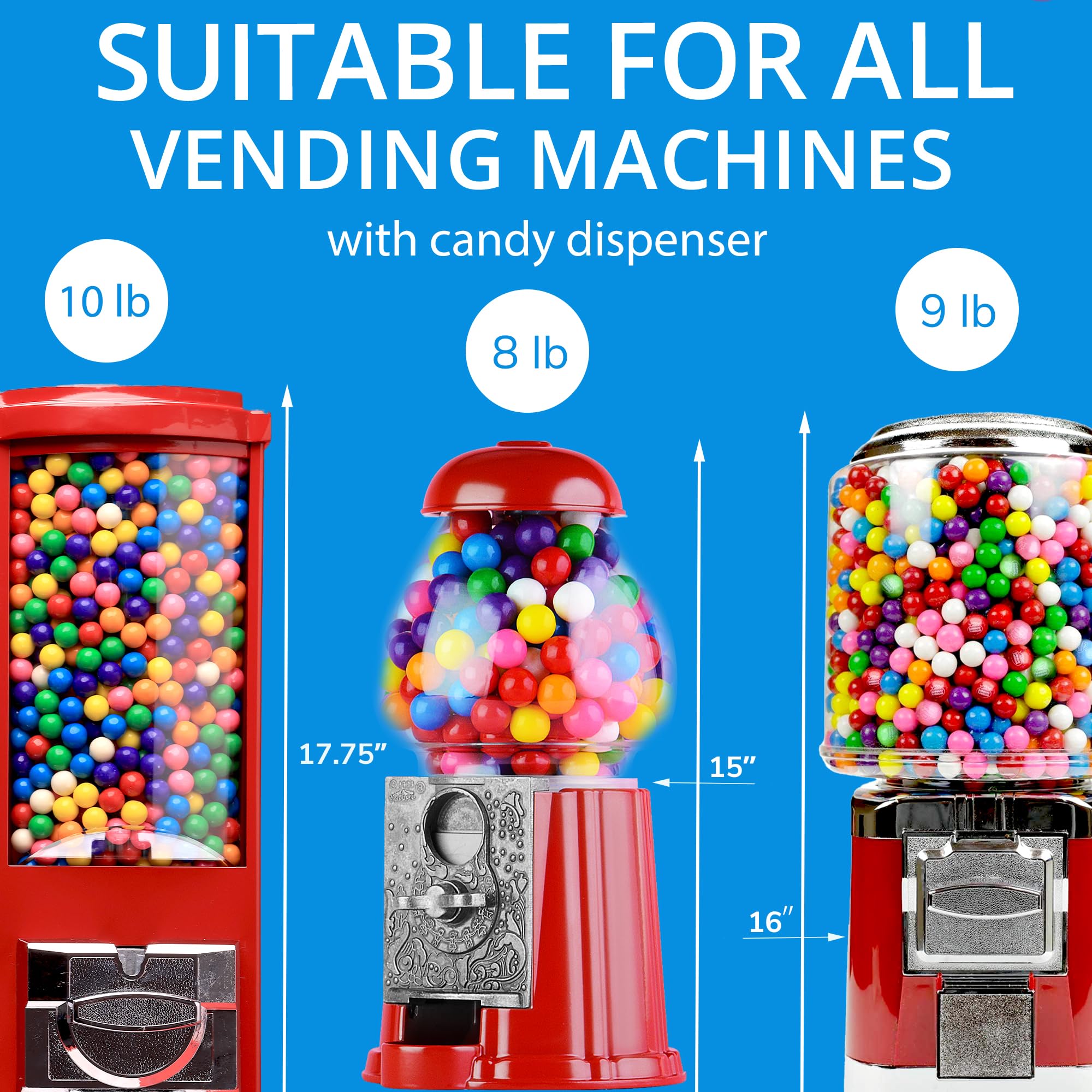 Mua Gumballs for Gumball Machine Refill Bubble Gum 1lb trên Amazon Mỹ ...