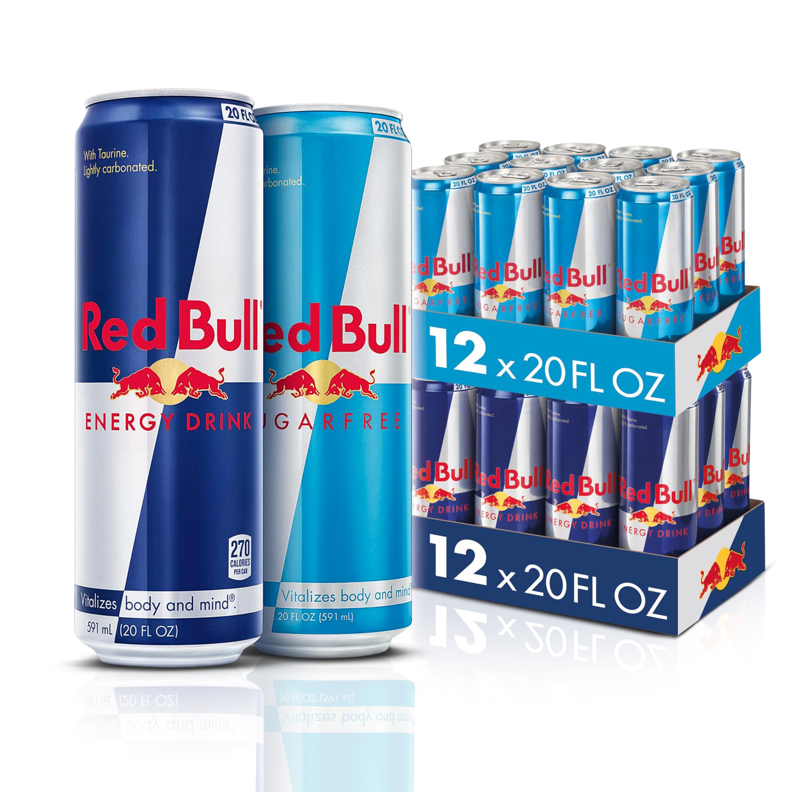 Mua Energy Drink Variety Pack, 20 Fl Oz (Pack of 24) - 12 cans of Red ...
