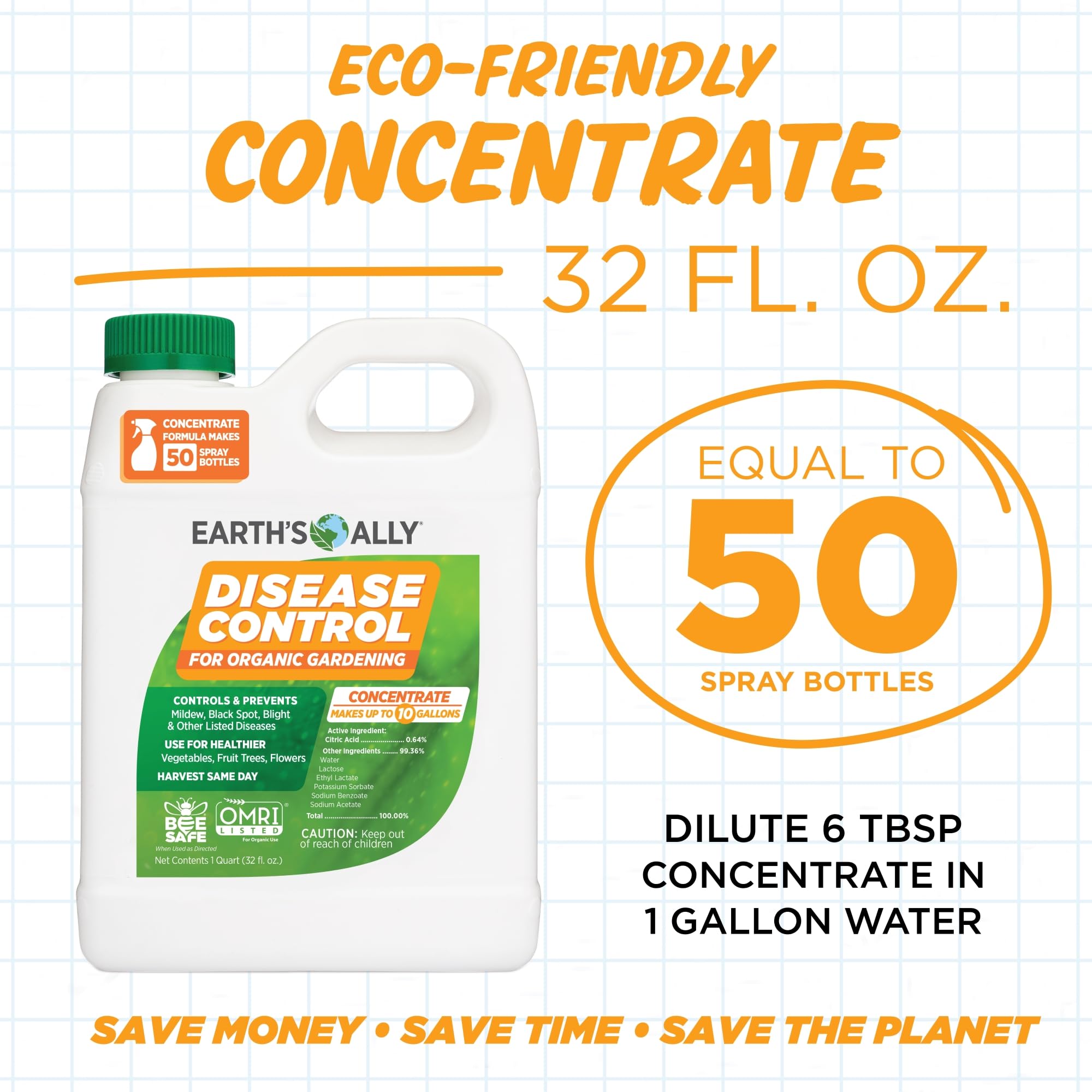 Mua Earth's Ally Disease Control Concentrate for Plants Concentrate 32 ...