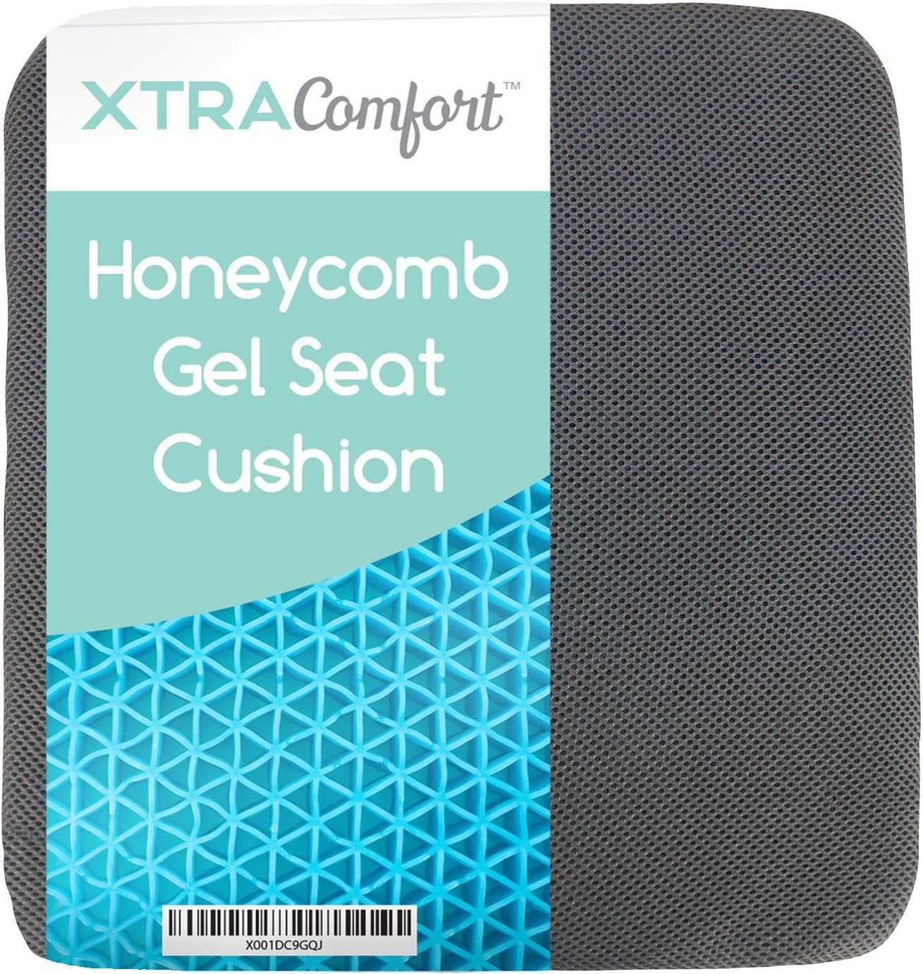 Xtra-Comfort Xtra-Comfort Gel Seat Pad Cushion (Gray) – Orthopedic Wheelchair Seating for Cars ...