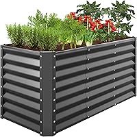 Amazon.com: Best Choice Products 6x3x2ft Outdoor Metal Raised Garden ...