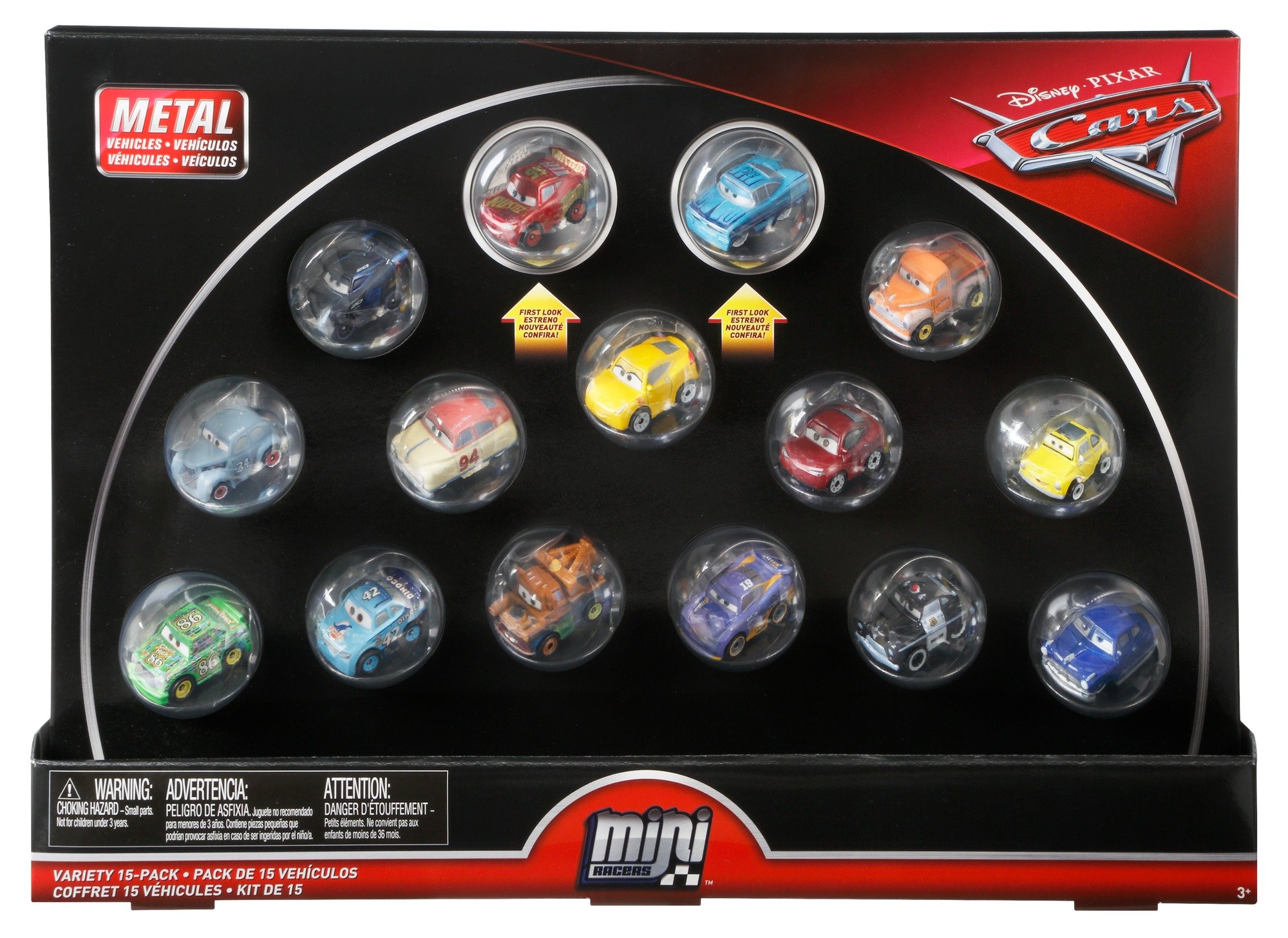 Buy Disney Cars Diecast Mini Racers Variety 15-pack Including First ...