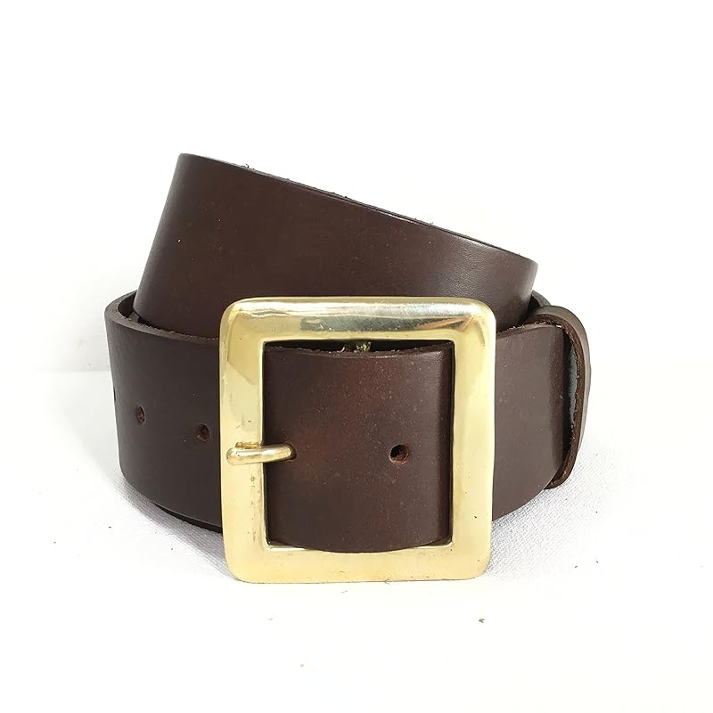 2" Breiter Italienischer Ledergürtel - Genuine Leather - Gürtel für ...