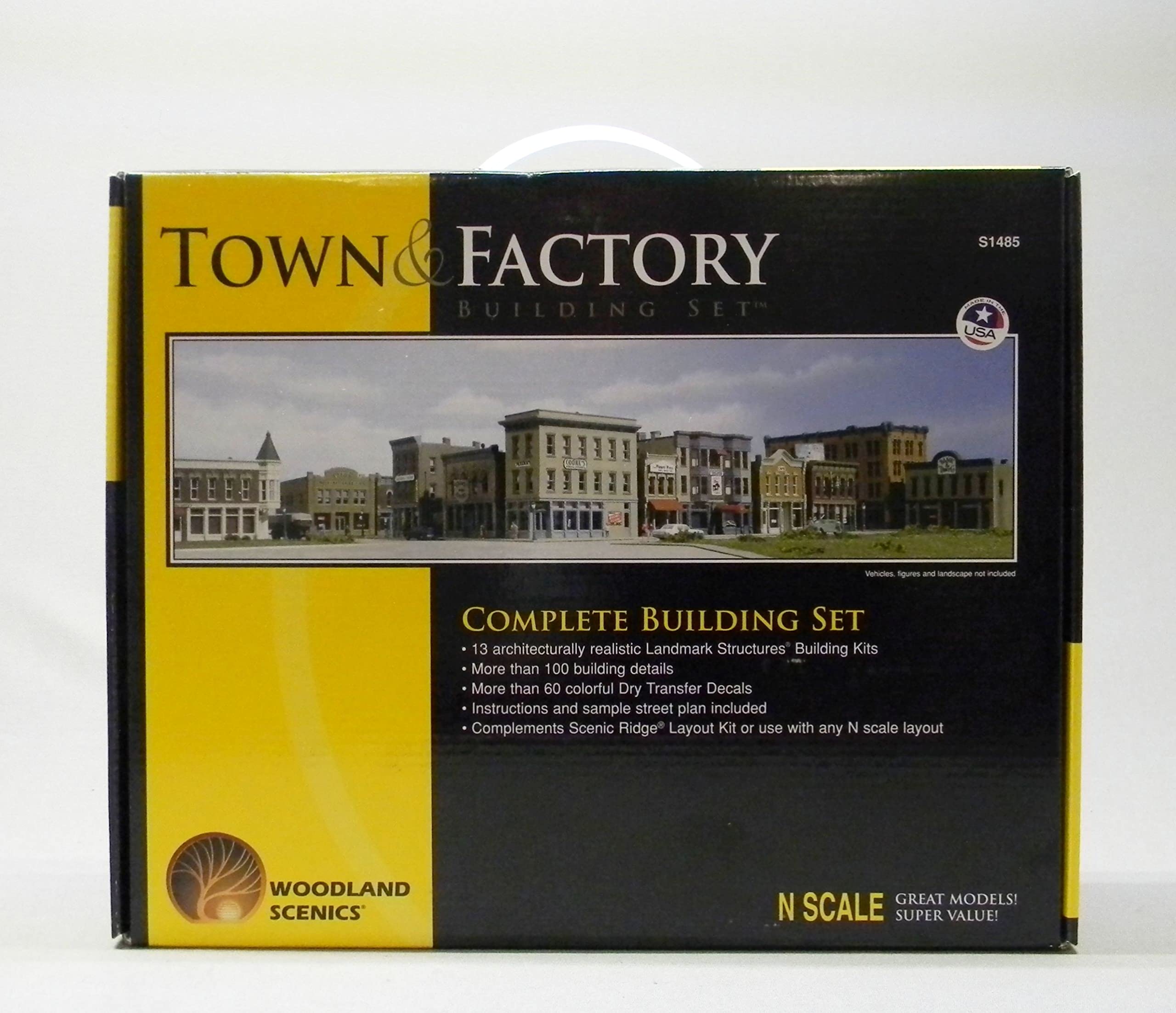 Mua N Scale Town and Factory Building Set trên Amazon Mỹ chính hãng ...