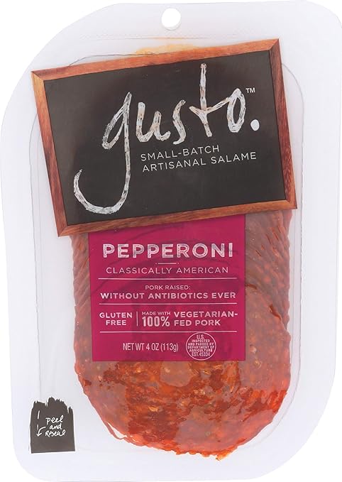 Gusto, Pepperoni Sliced, 4 Ounce: Amazon.com: Grocery & Gourmet Food