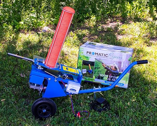 Promatic Pigeon Clay Target Thrower Automatic Trap Machine Skeet ...