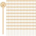 Amazon.com: WRINGKIT 200 Pieces Wood Coffee Stirrers, 6 Inch Stir ...