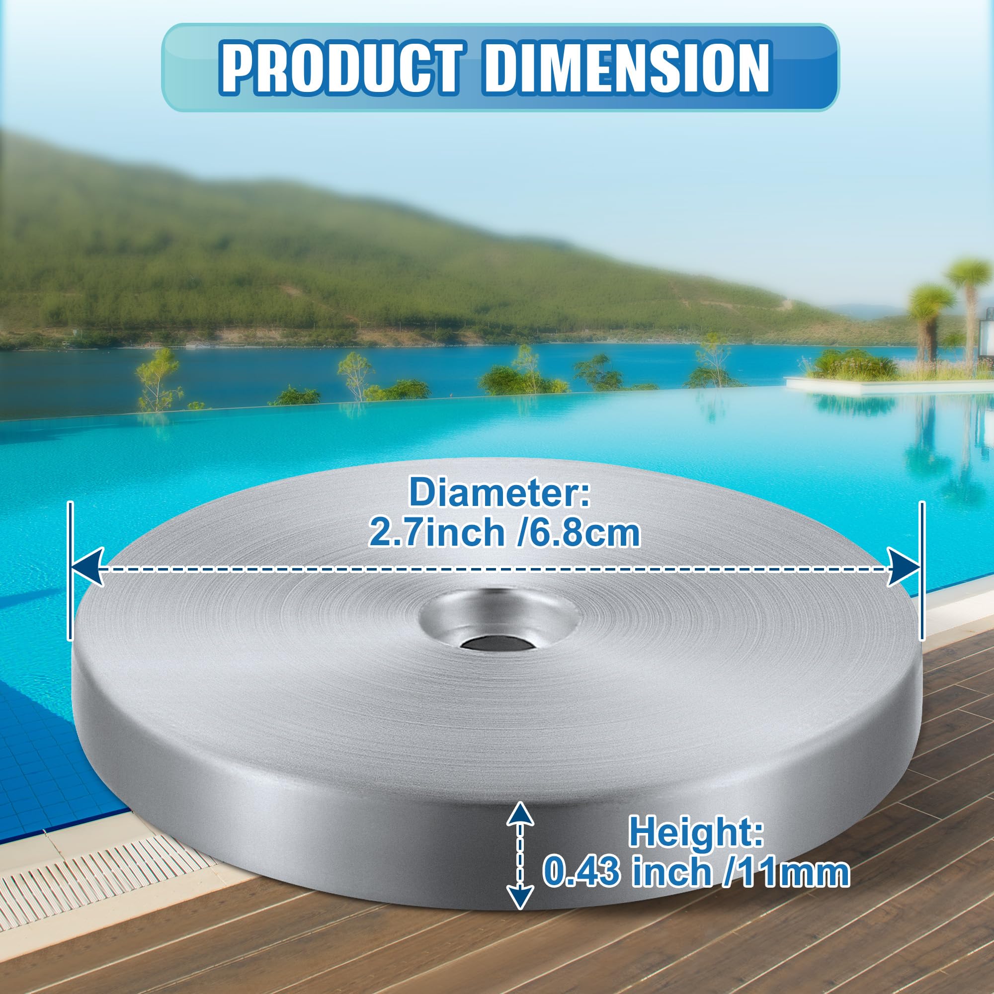 Mua Dreyoo 3 Pack Zinc Anode for Pool, Each 0.55 Pounds Pool Skimmer ...