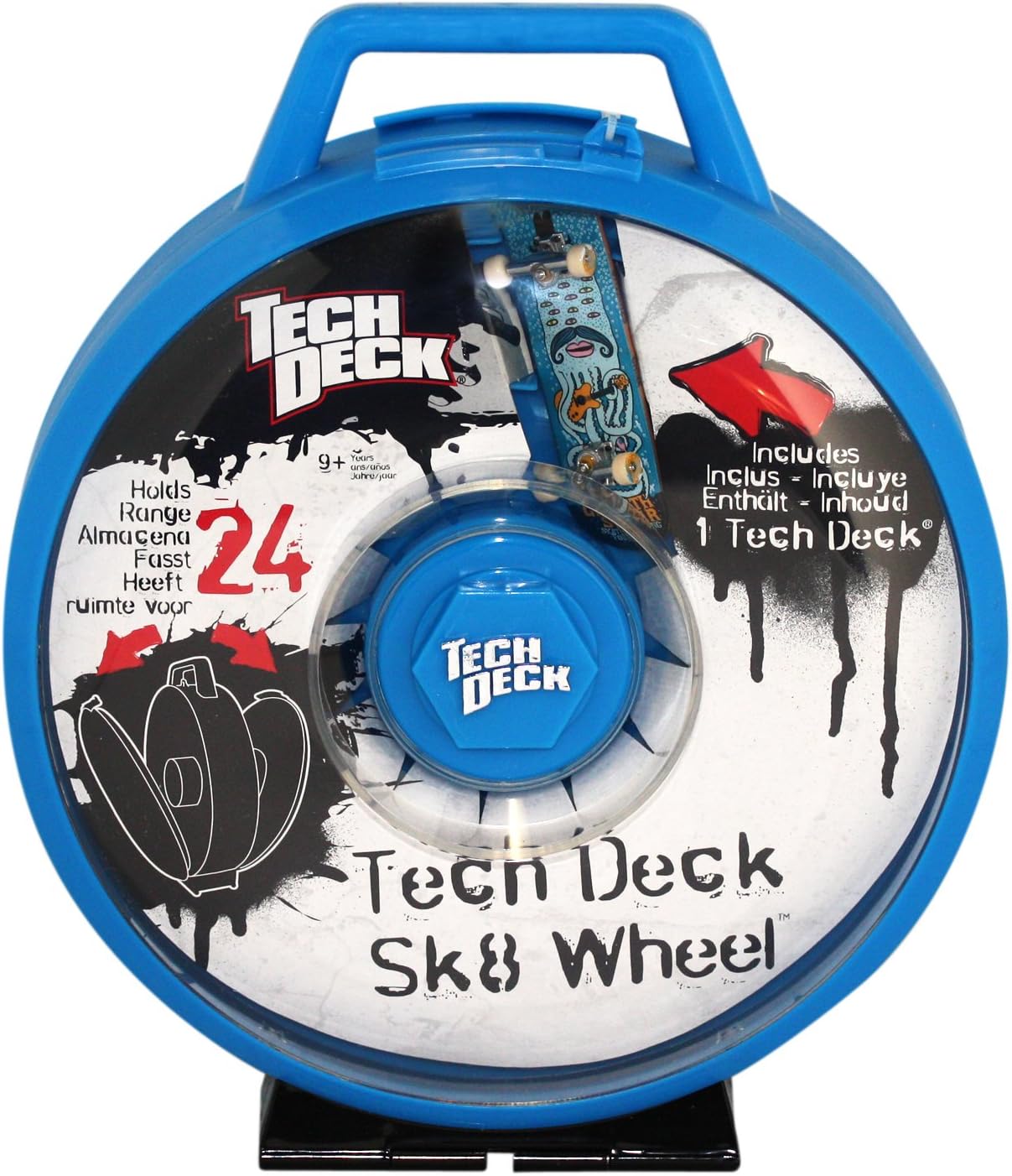 Amazon.com: Tech Deck Wheel Display Case (Blue)_ With Board - Pig With ...