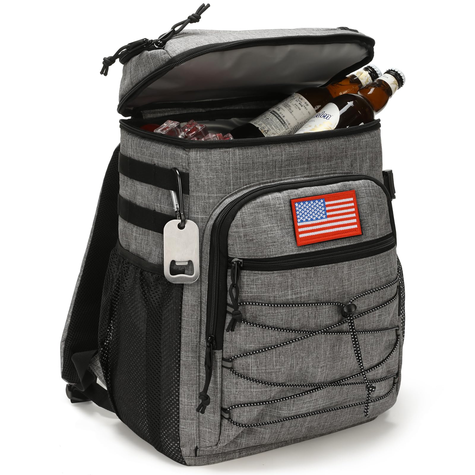 Tactical Backpack Cooler, 25L Cooler Backpack Insulated Leak-Proof ...