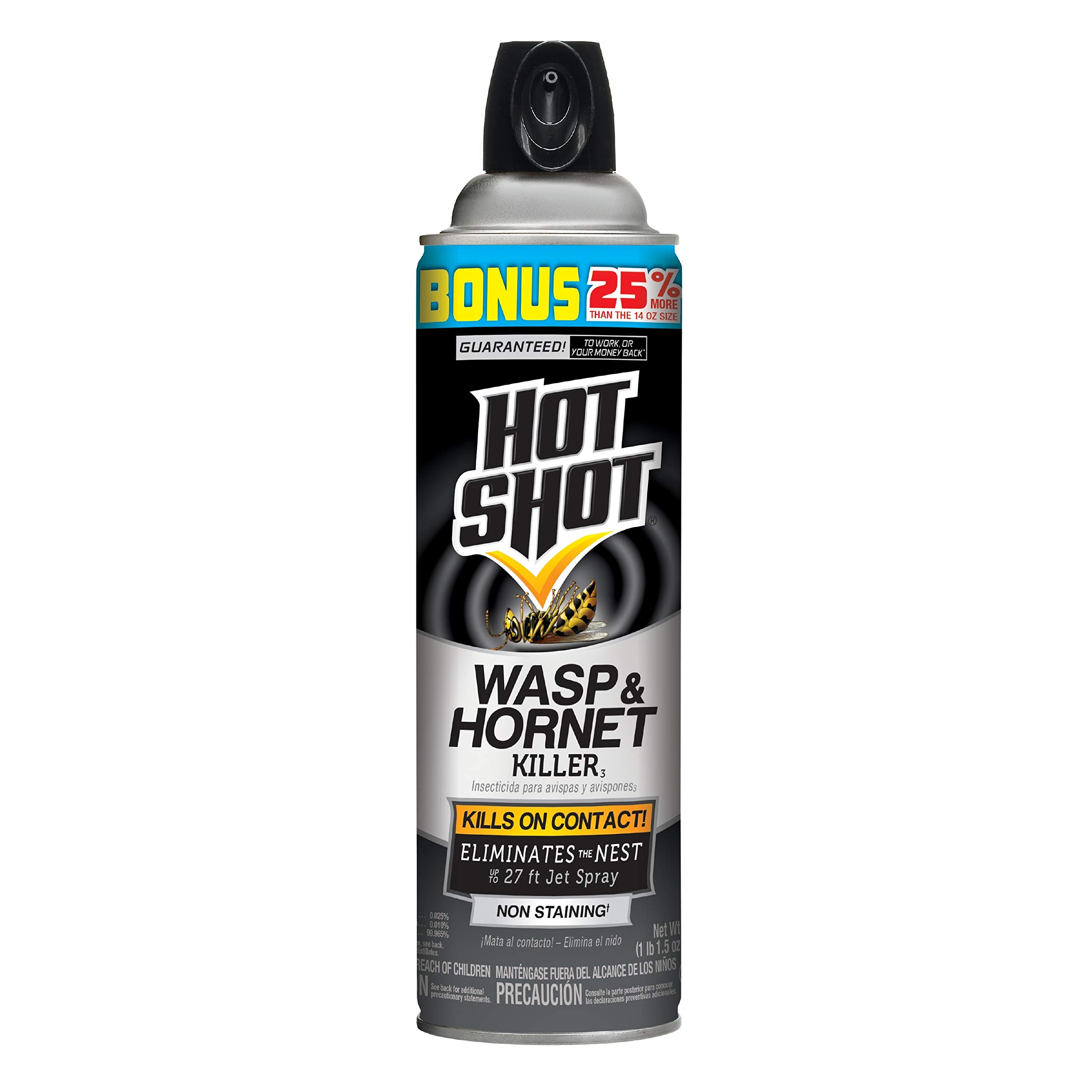 Hot Shot Wasp & Hornet Killer Spray For Insects, Eliminates The Nest ...