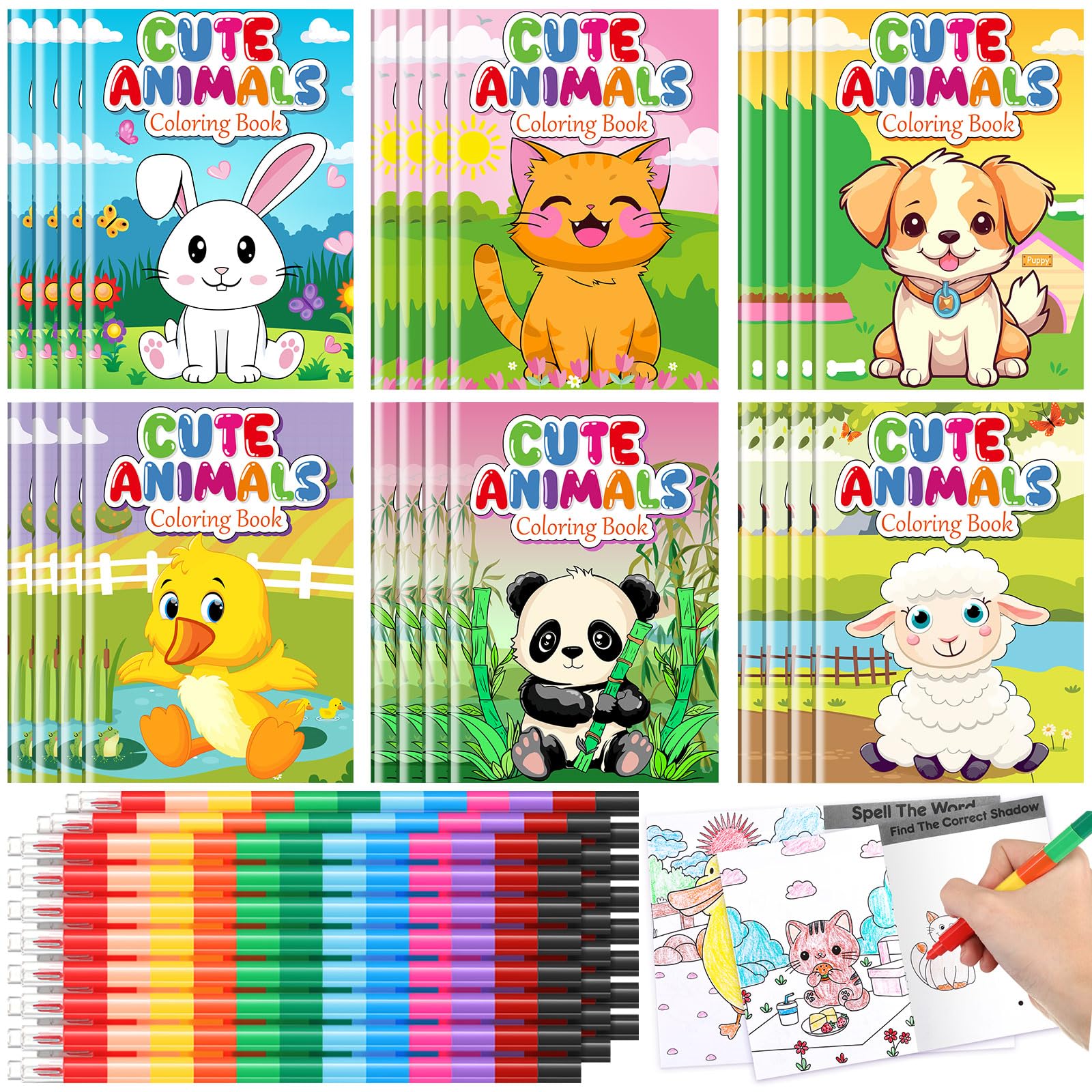 Motipuns 24 Set Valentine's Day Exchange Classroom Gifts, 24 Cute ...