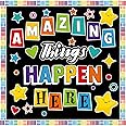 Amazon.com : Amazing Things Happen Here Bulletin Board Welcome Amazing ...